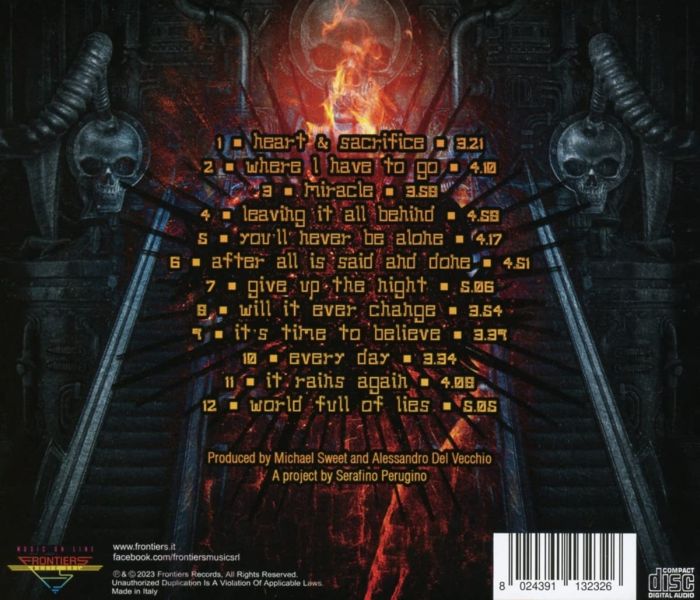 Sweet & Lynch - Heart & Sacrifice - CD - New Sweet & Lynch - Heart & Sacrifice - CD - New
